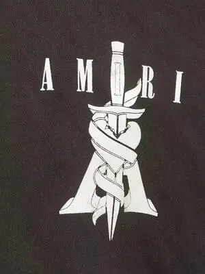 Amiri Dagger Graphic Logo Hoodie
