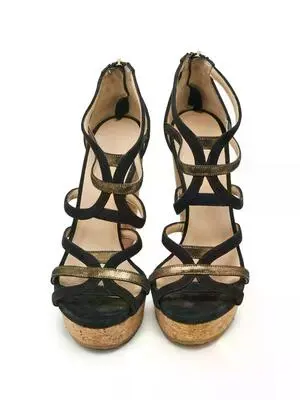 JIMMY CHOO Portia Wedge-heel Sandals