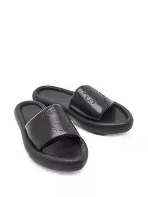 Stella McCartney Embossed Logo Slides