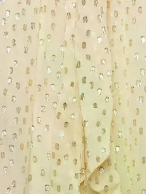 Zimmermann Maxi Fil Coupé Pussy-bow Dress