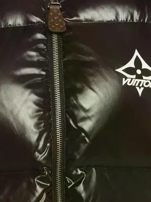 LOUIS VUITTON Padded Hooded Gilet - Brown