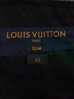 LOUIS VUITTON Slim-fit Waxed Effect Jeans