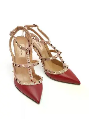 Valentino Garavani Rockstud Ankle Strap Pumps