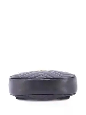 Gucci Gg Marmont Matelassé Leather Belt Bag - Black
