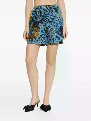 Fendi Abstract Print Shorts