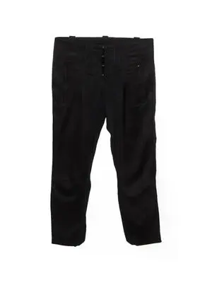 NECESSARY ANYWHERE Denim Culottes With Satin Panels