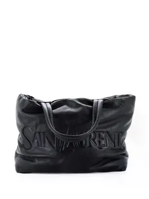 Saint Laurent Padded Leather Tote Bag - Black