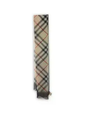 Burberry Check-pattern Scarf - Neutrals