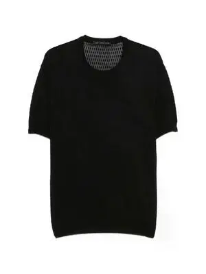LOW BRAND Crew-neck T-shirt - Black