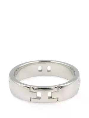 Hermès Hercules White Gold Ring - Silver