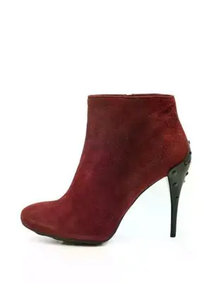 TOD'S Suede Studded Ankle Boots