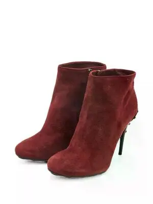 TOD'S Suede Studded Ankle Boots