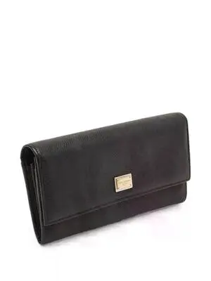 Dolce & Gabbana Logo Plaque Flap Wallet