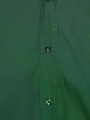 Burberry Logo-embroidered Button-up Shirt
