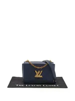 LOUIS VUITTON Twist Mm Navy Epi Leather Bag
