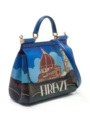 Dolce & Gabbana Medium Miss Sicily Leather Tote Bag