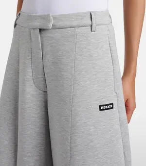 ROTATE BY BIRGER CHRISTENSEN Paneled Barrel-leg Pants