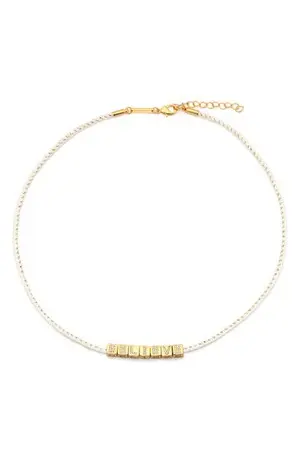LITTLE WORDS PROJECT Bolder Believe Paracord Necklace With Pavé Cubic Zirconia