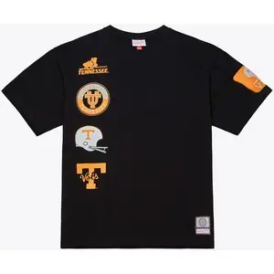 Mitchell & Ness Tennessee Volunteers Double Clutch Premium T-shirt - Black