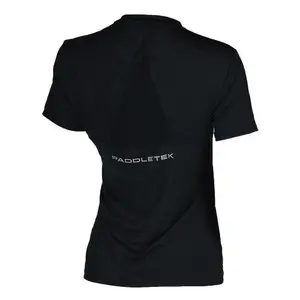 PADDLETEK Performance Short Sleeve Pickleball Tee - Black