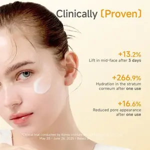 CANDORLOV Face Cream Collagen Peptides Ceramide Silk Tangle Lifting 1.7 Oz