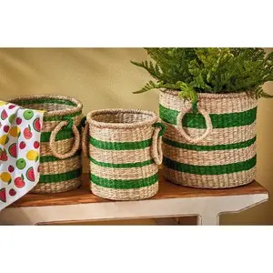 TAG Ula Basket S/3 Multi Sea Grass Summer