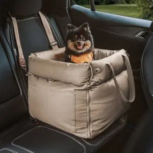FUNNYFUZZY Voyager Dog Car Booster Bed
