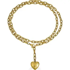 LONI PAUL JEWELRY Loni Paul Jewelry Convertible Heart Charm Necklace