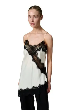 Day Birger Et Mikkelsen Muta Asymmetric Lace Trim Slip Top