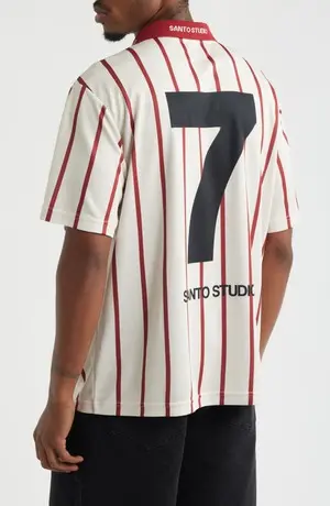 SANTO STUDIO Milano 7 Johnny Collar Short Sleeve Club Jersey
