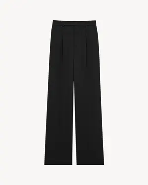 Saint Laurent Grain De Poudre Tailored Pants