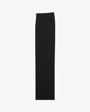 Saint Laurent Grain De Poudre Tailored Pants