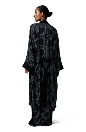 Day Birger Et Mikkelsen Rani Geometric Print Maxi Length Robe