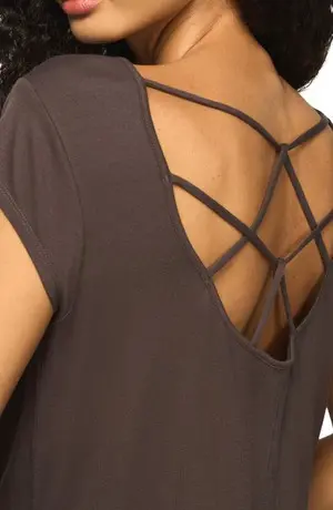 Lucky Brand Sandwash Strappy Back T-shirt