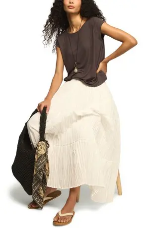 Lucky Brand Sandwash Strappy Back T-shirt