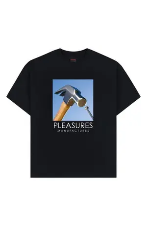 PLEASURES Hammer Graphic T-shirt - Black