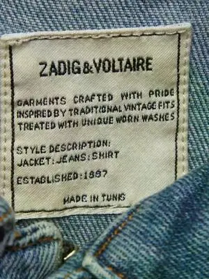 Zadig&Voltaire Classic Button-up Denim Jacket