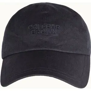 Orlebar Brown Linen Baseball Cap - Night Iris