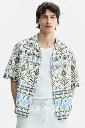 H&m Relaxed Fit Patterned Resort Shirt