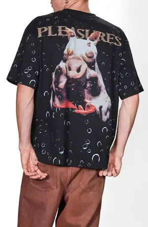 PLEASURES Pork Soda Graphic T-shirt