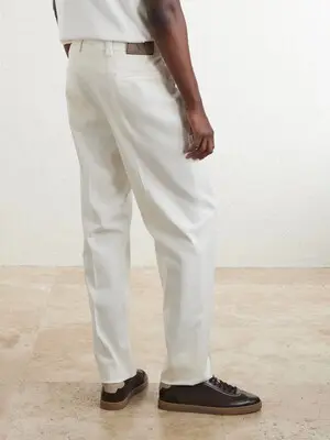 Brunello Cucinelli Straight-leg Cotton-blend Golf Trousers