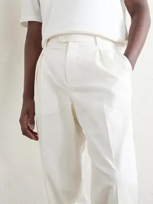 Brunello Cucinelli Straight-leg Cotton-blend Golf Trousers