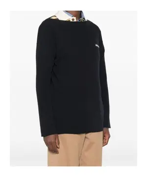 Miu Miu Wool Sweater - Navy Blue