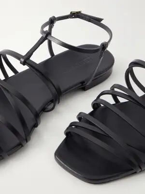 JIL SANDER Hydra Leather Sandals