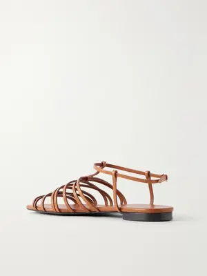 JIL SANDER Hydra Leather Sandals