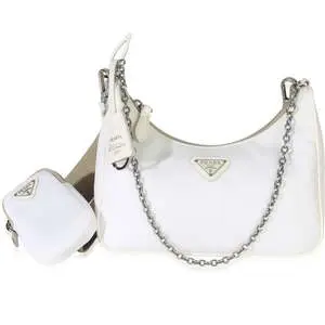 Prada Prada Re-Nylon Re-Edition 2005 Shoulder Bag White