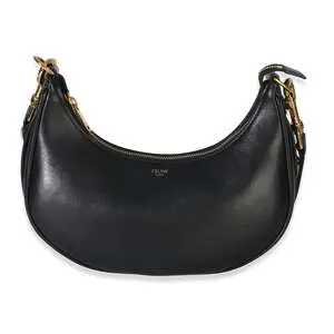 Celine Smooth Calfskin Ava Strap Bag - Black