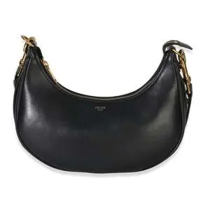Celine Smooth Calfskin Ava Strap Bag - Black