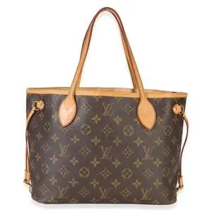 LOUIS VUITTON Monogram Canvas Neverfull Pm - Brown