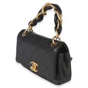 Chanel Quilted Lambskin Chain Flap Bag
